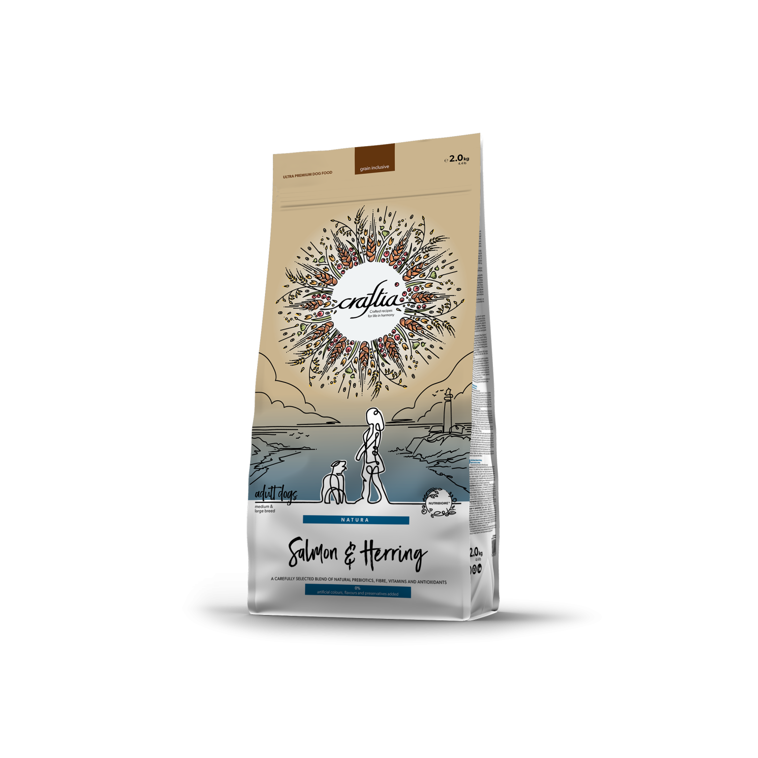 Craftia sa piletinom i čuretinom za srednje i velike rase, 2 kg – Pet ...